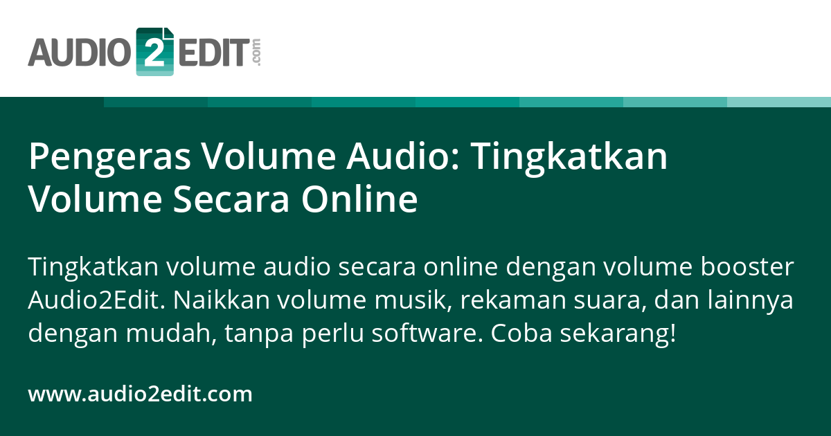 Pengeras Volume Audio: Tingkatkan Volume Secara Online